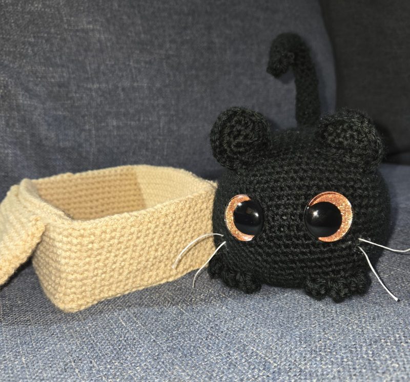 Crafty Box Cat Crochet Pattern Amigurumi Pussycat Project