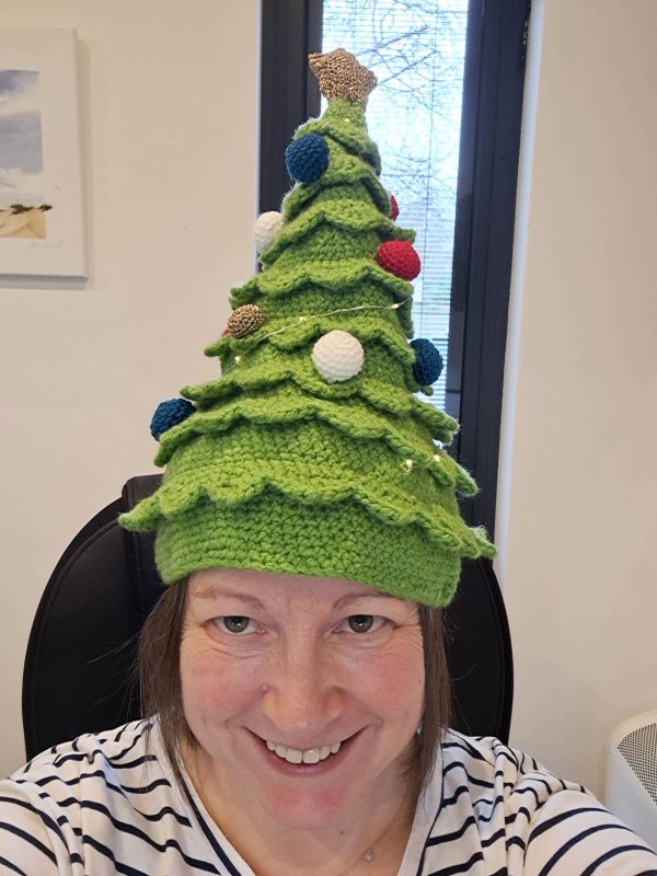 Happy Christmas Hat Crochet Pattern Amigurumi Tree Baubles