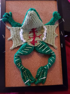 Top Down Amigurumi Crochet Frog Dissection Pattern | Cottontail & Whiskers