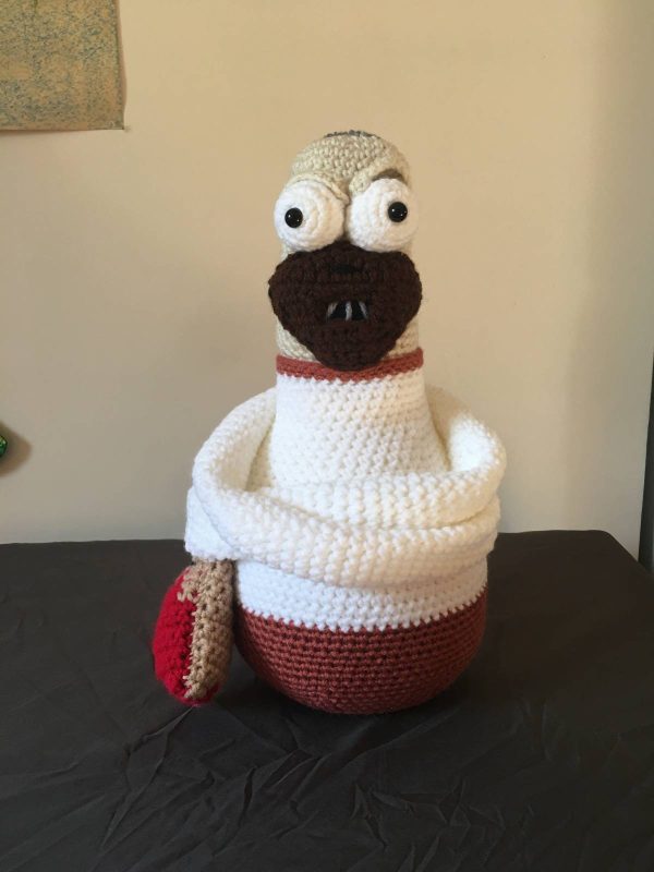 Murder Amigurumi Doorstop Hannibal Lecter Halloween Crochet Pattern ...