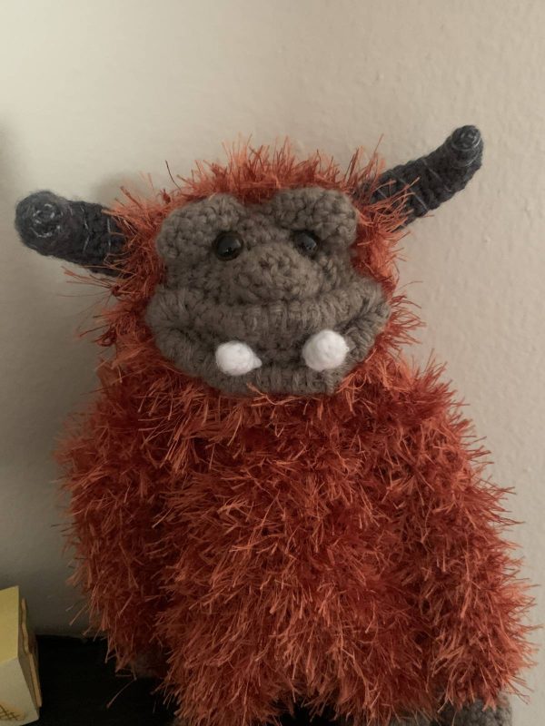 Cuddle Doll Amigurumi Fluffy Monster Ludo Crochet Pattern | Cottontail ...