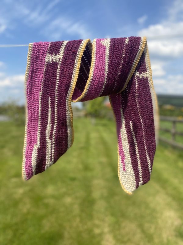 Sizzling Pork Belly Streaky Bacon Scarf Crochet Pattern | Cottontail ...