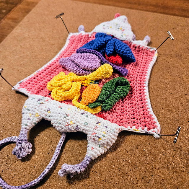 Cool Amigurumi Crochet Rat Dissection Pattern | Cottontail & Whiskers