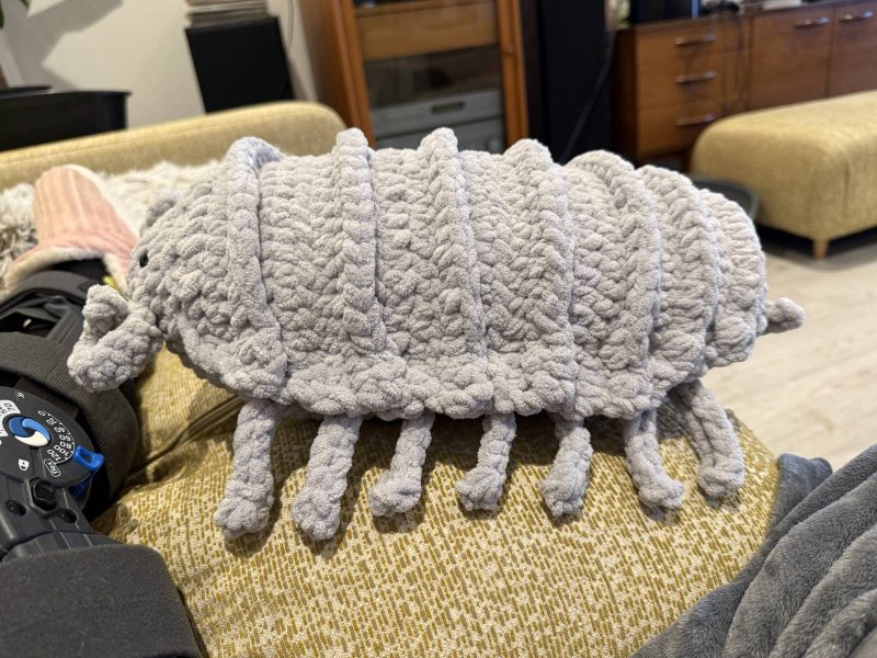 Bug Amigurumi Roly Poly Woodlouse Crochet Pattern Insect Toy