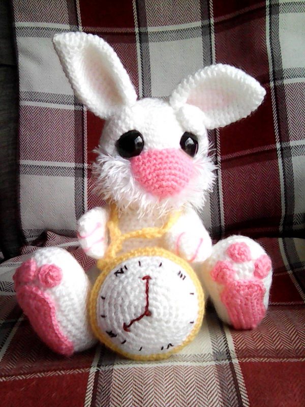 Awesome Alice In Wonderland White Rabbit Doll Crochet Pattern ...