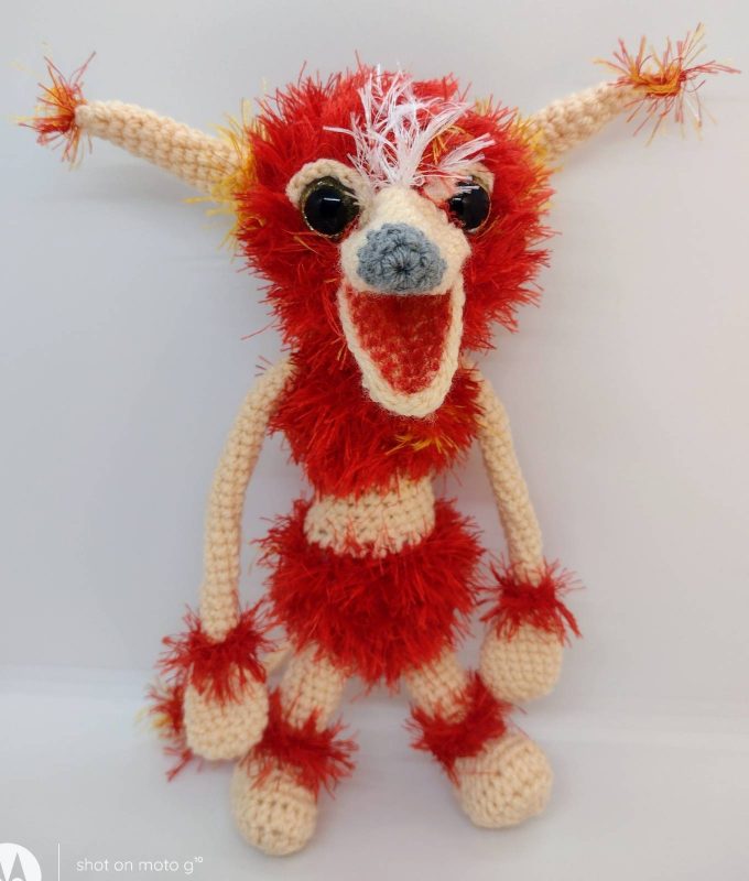 Crazy Labyrinth Firey Crochet Pattern Amigurumi Tie Backs | Cottontail ...