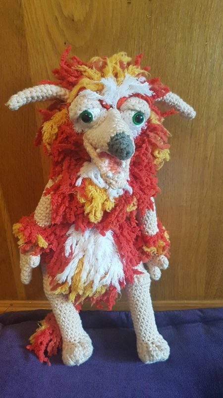 Crazy Labyrinth Firey Crochet Pattern Amigurumi Tie Backs | Cottontail ...