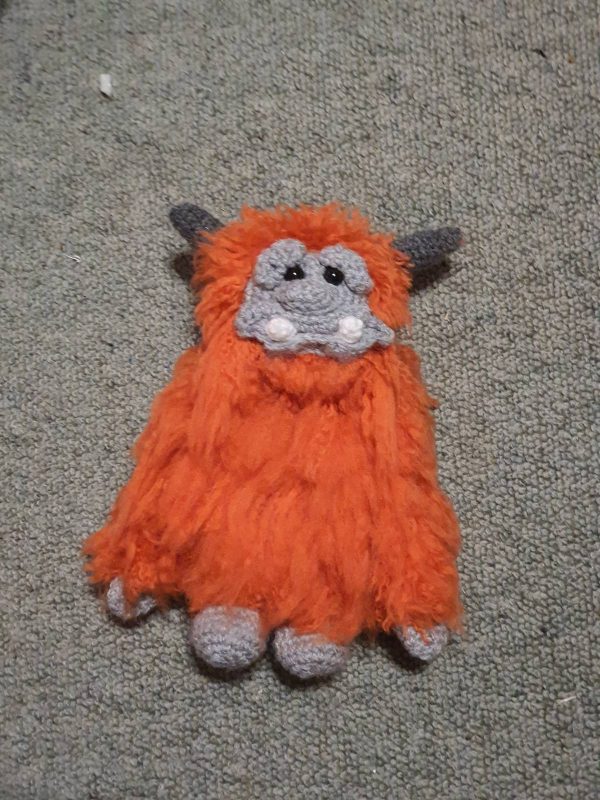 Cuddle Doll Amigurumi Fluffy Monster Ludo Crochet Pattern | Cottontail ...