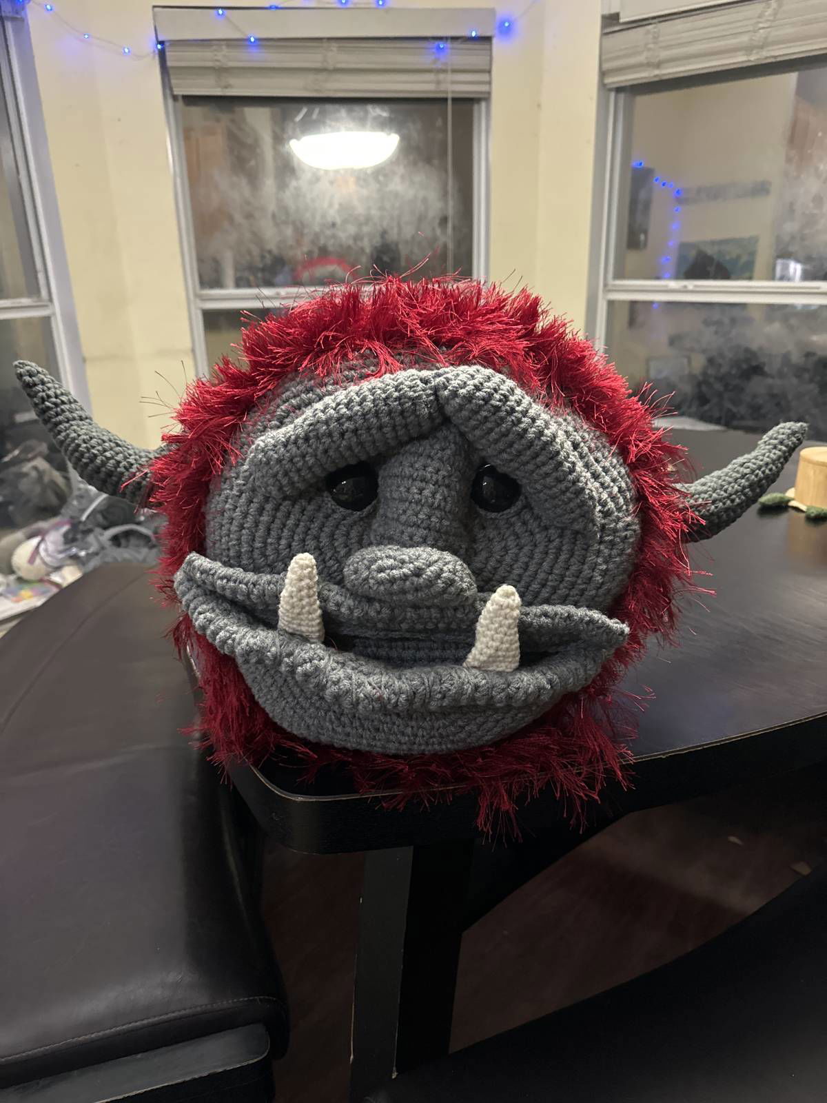 BIG Amigurumi Monster Head Ludo Crochet Pattern | Cottontail & Whiskers