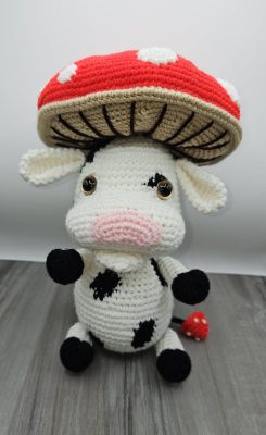 Magic Amigurumi Mooshroom Crochet Cow Pattern Craft Project
