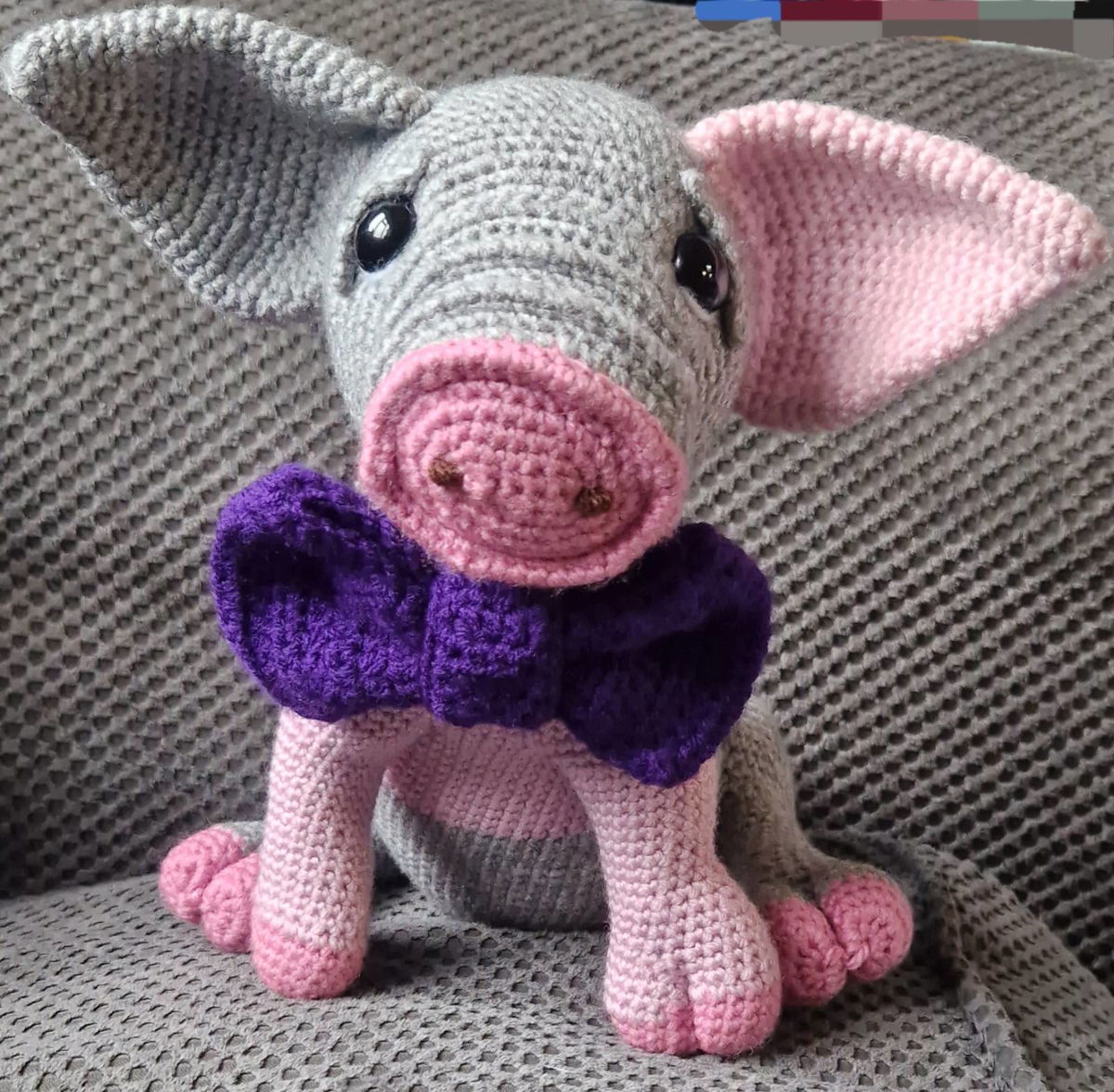 Adorable Amigurumi Pig Piggy Piglet Crochet Pattern - Cottontail & Whiskers