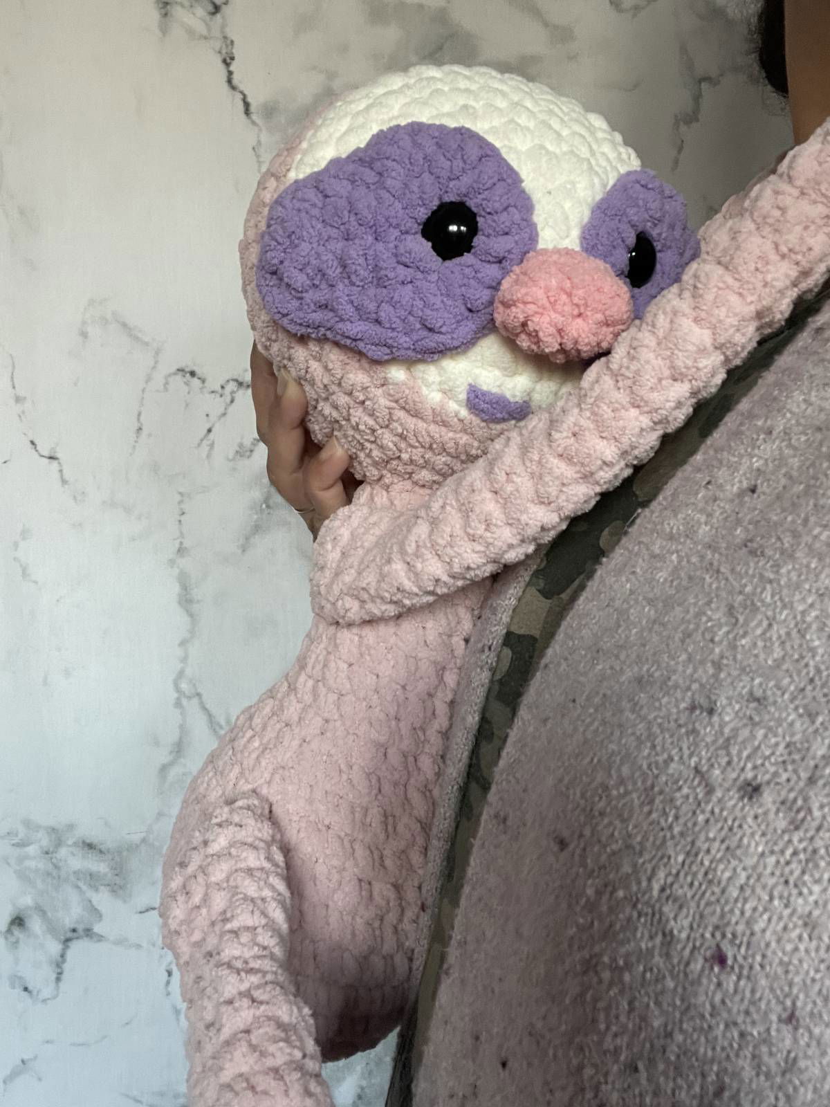 2 Quick Slow Amigurumi Sloth Tie Backs Crochet Pattern | Cottontail ...