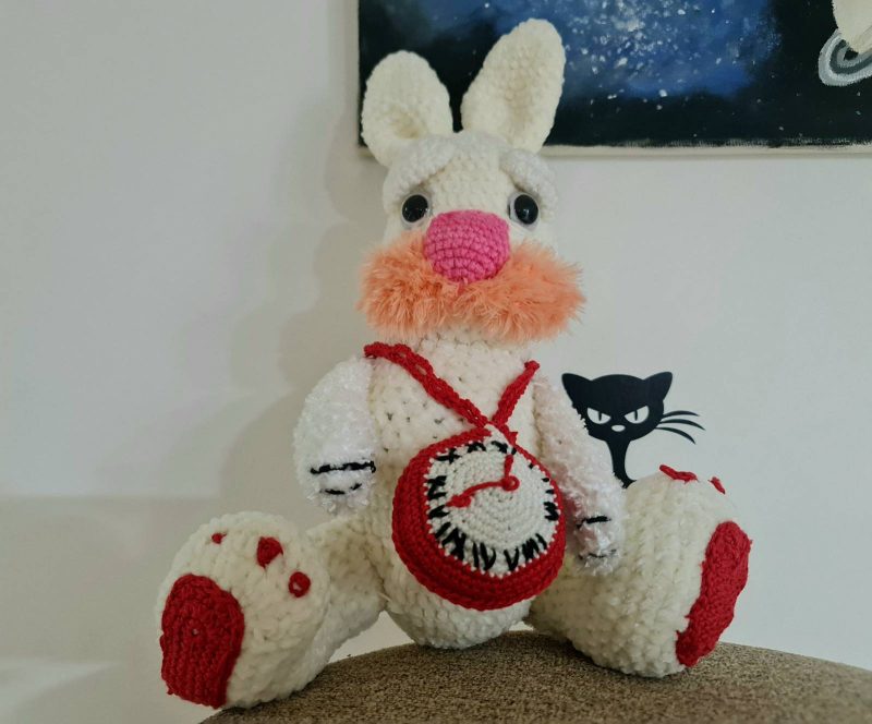 Awesome Alice In Wonderland White Rabbit Doll Crochet Pattern ...