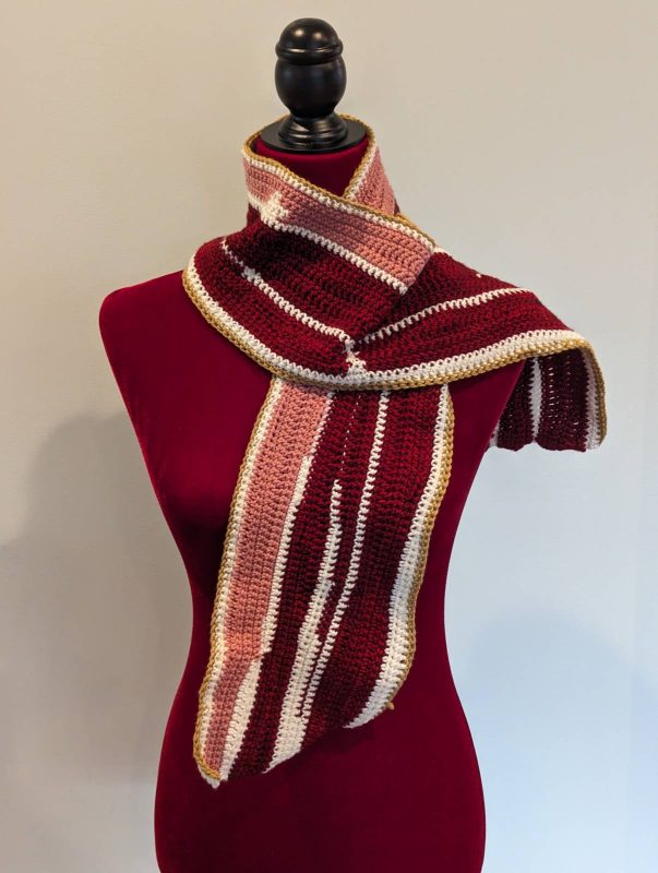 Sizzling Pork Belly Streaky Bacon Scarf Crochet Pattern | Cottontail ...