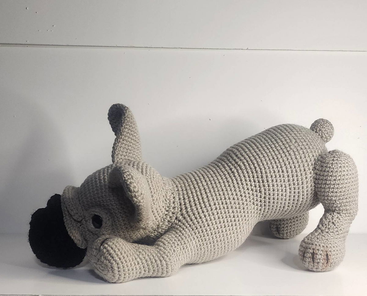 Amigurumi Playful French Bulldog Crochet Pattern - Cottontail & Whiskers