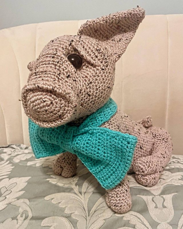 Adorable Amigurumi Pig Piggy Piglet Crochet Pattern - Cottontail & Whiskers