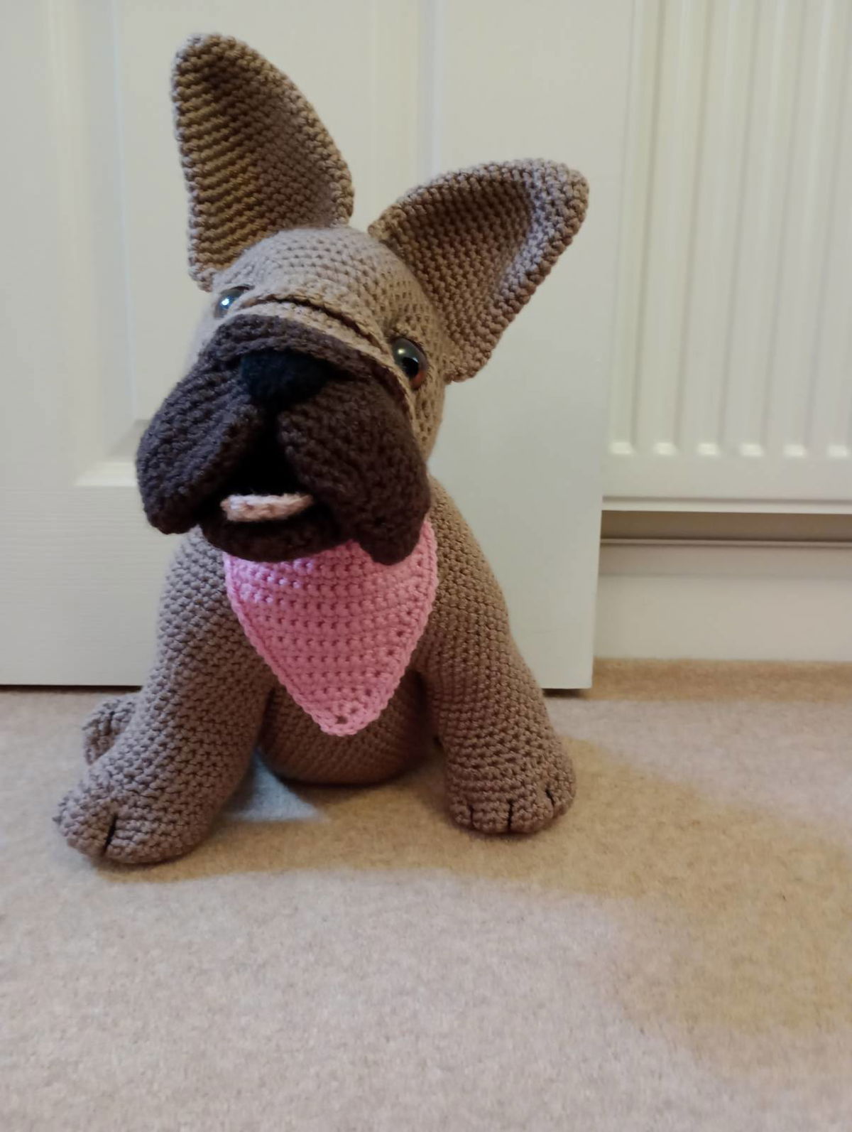 Cute Crochet Sitting French Bulldog Amigurumi Pattern | Cottontail ...