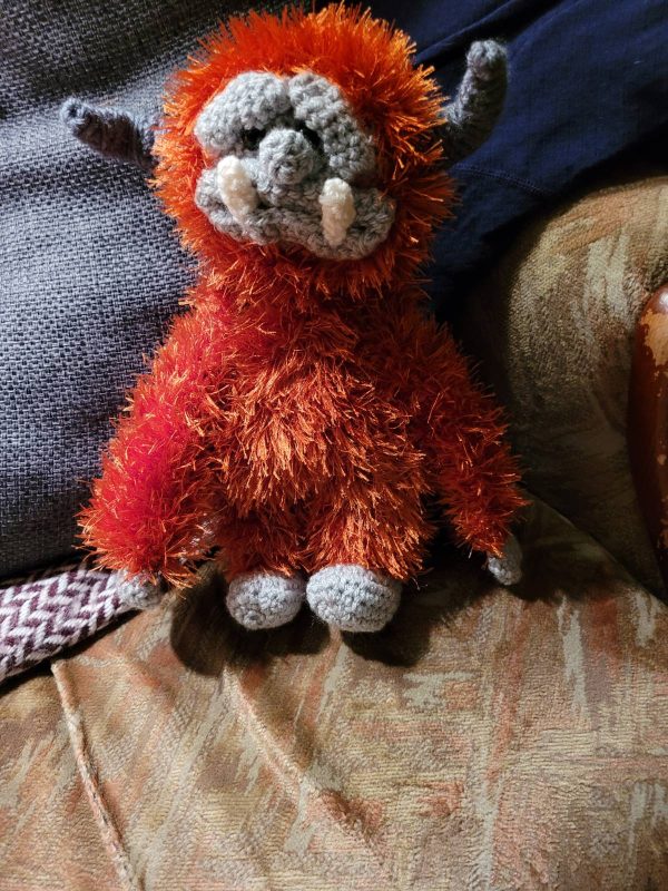 Cuddle Doll Amigurumi Fluffy Monster Ludo Crochet Pattern