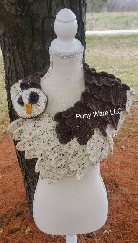 Stunning Amigurumi Winged Raven Shawl Crochet Pattern | Cottontail ...