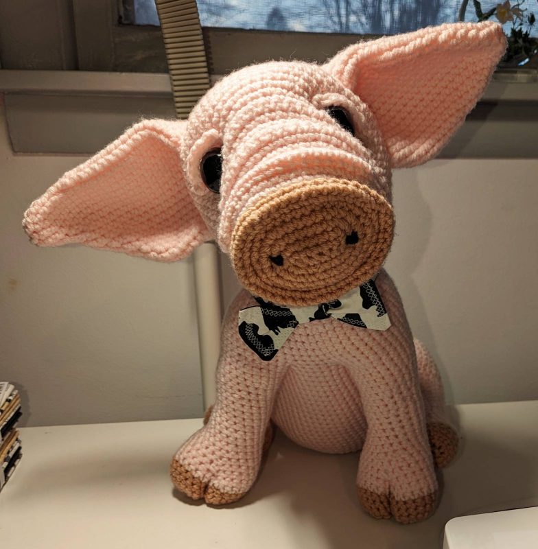 Adorable Amigurumi Pig Piggy Piglet Crochet Pattern - Cottontail & Whiskers