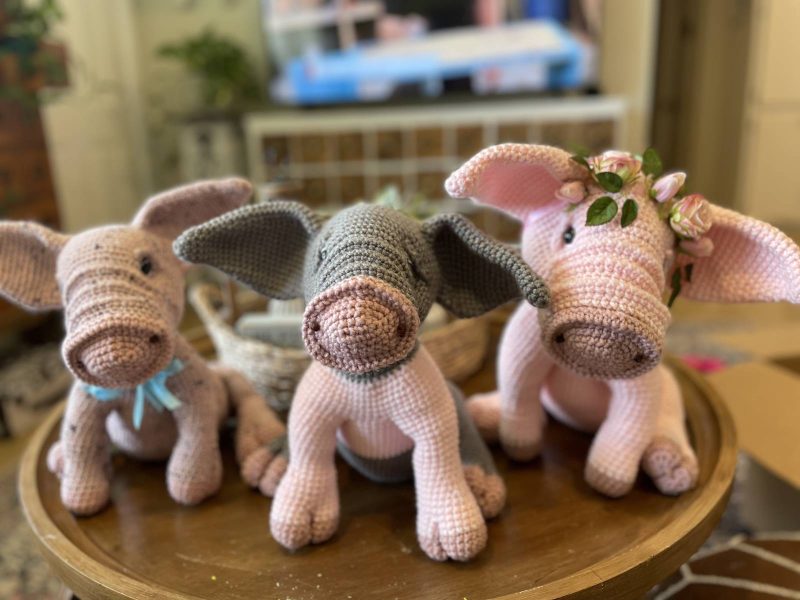Adorable Amigurumi Pig Piggy Piglet Crochet Pattern - Cottontail & Whiskers
