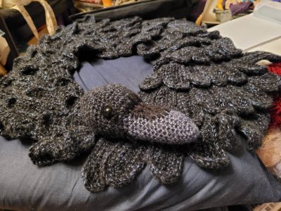 Stunning Amigurumi Winged Raven Shawl Crochet Pattern | Cottontail ...