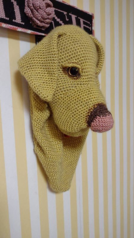 Faithful Step-by-Step Labrador Crochet Dog Head Pattern | Cottontail ...