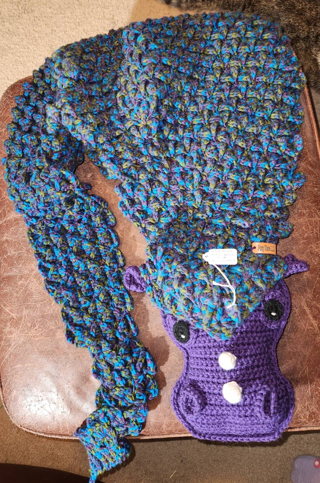 Beautiful Scaled Dragon Shawl Crochet Pattern | Cottontail Whiskers
