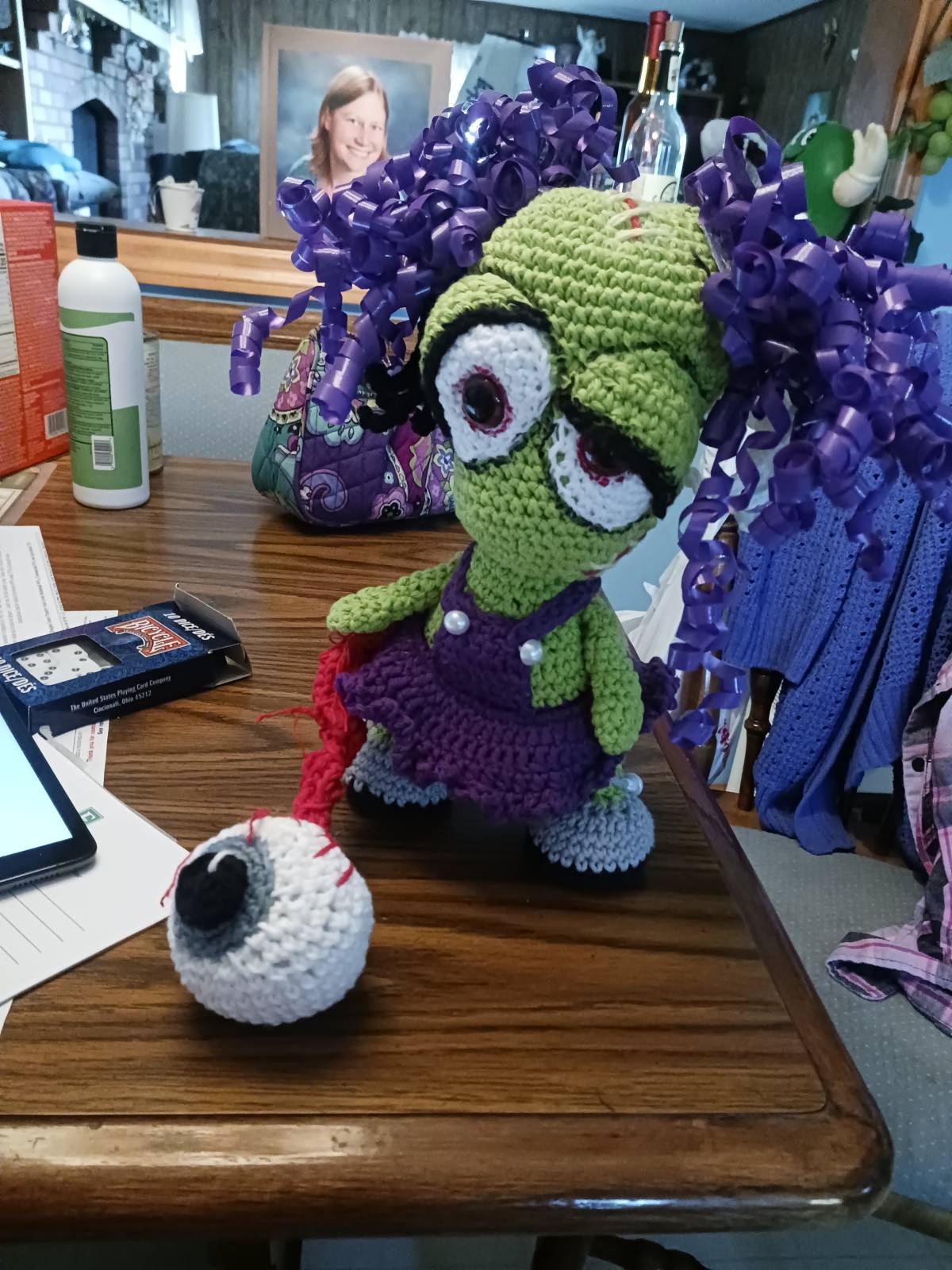 Amigurumi Drip Frankenstein Girl Crochet Pattern With FREE Eyeball ...
