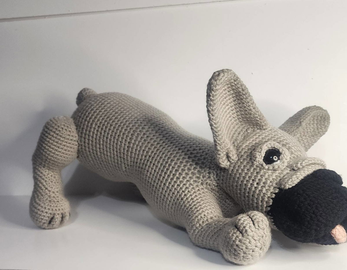 Amigurumi Playful French Bulldog Crochet Pattern - Cottontail & Whiskers
