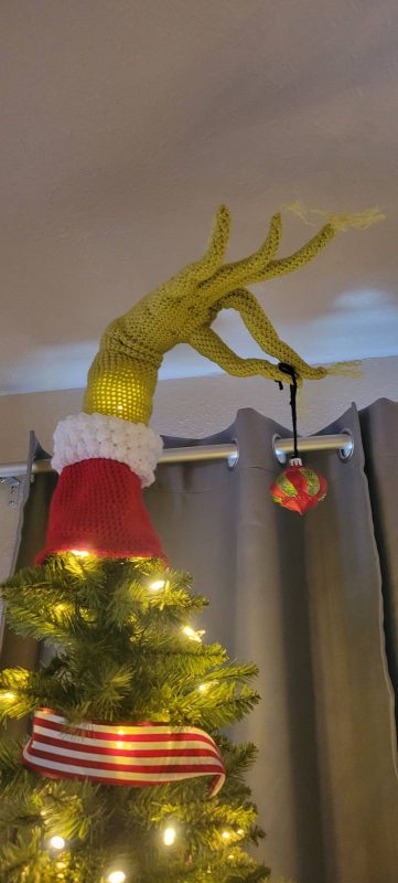 Steal Grinch Christmas Tree Topper Crochet Pattern Amigurumi