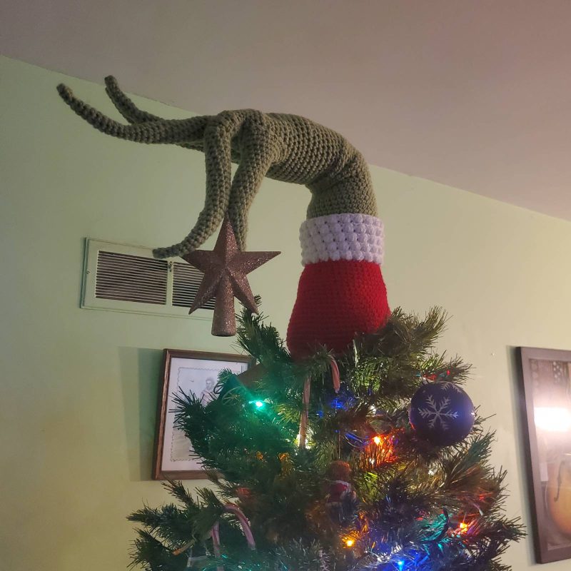 Steal Grinch Christmas Tree Topper Crochet Pattern Amigurumi
