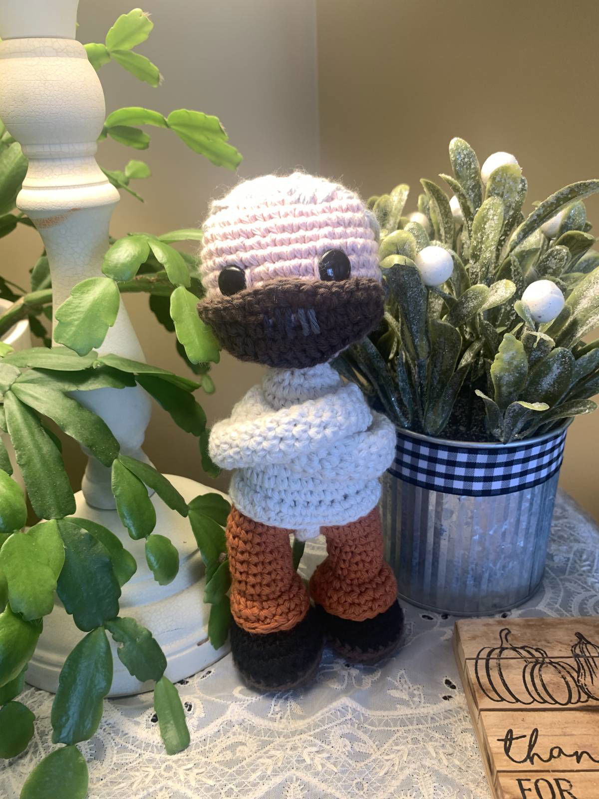 Bloody Amigurumi Halloween Hannibal Lecter Doll Crochet Pattern ...