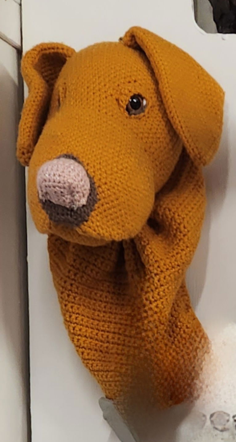 Faithful Step-by-Step Labrador Crochet Dog Head Pattern | Cottontail ...