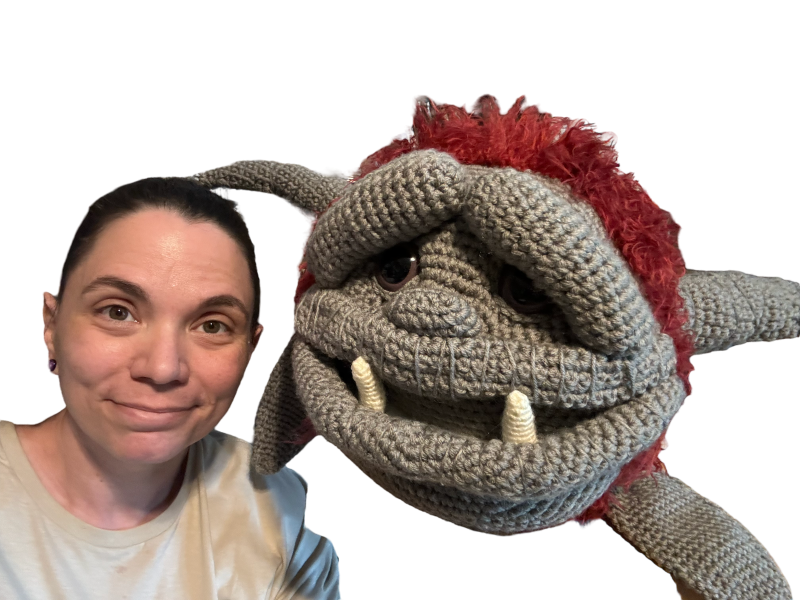 BIG Amigurumi Monster Head Ludo Crochet Pattern