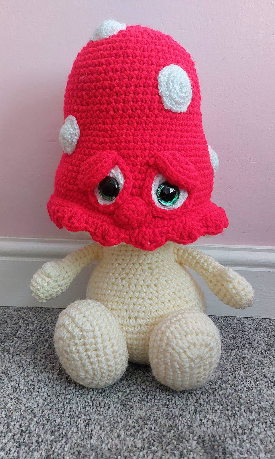 Cuddle Sherman The BIG Toadstool Doll Crochet Pattern | Cottontail ...