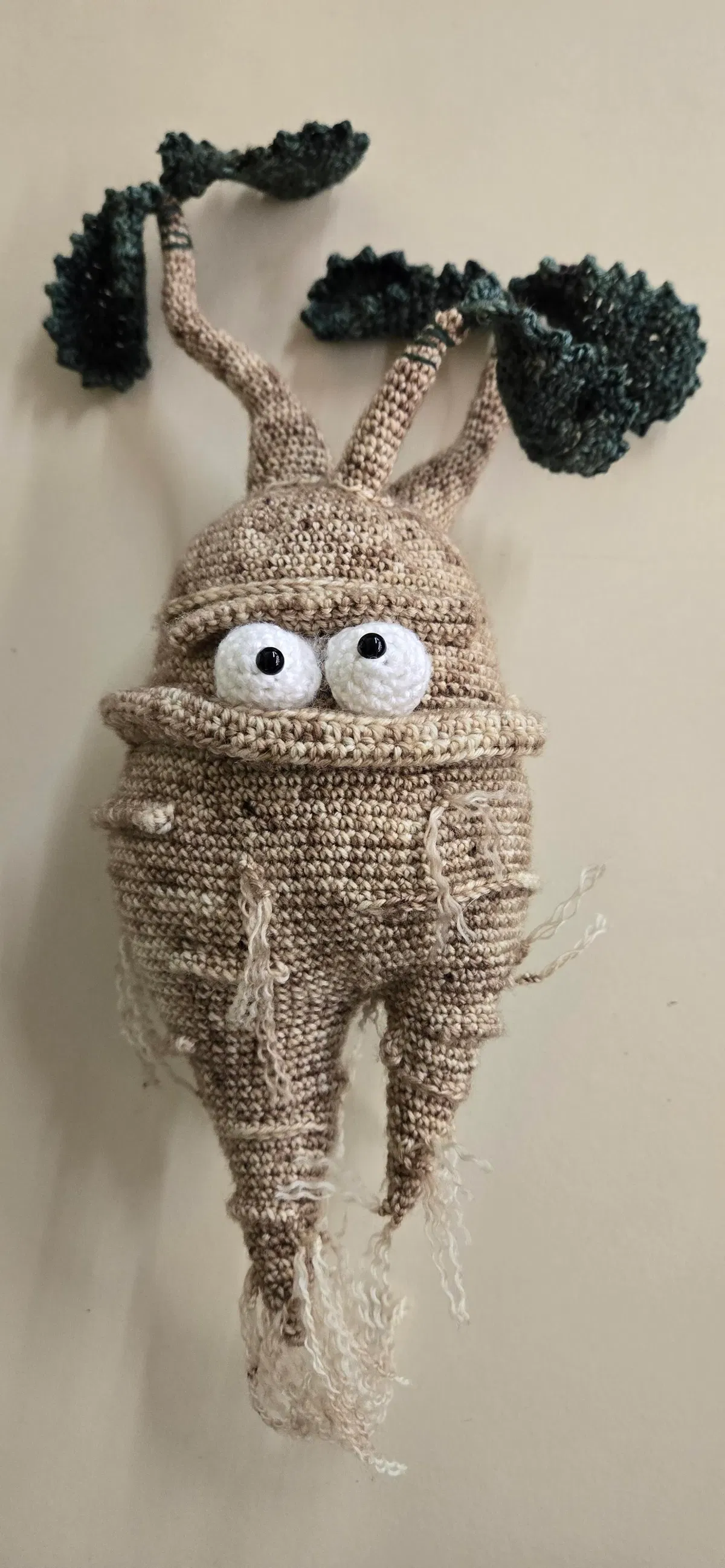 BIG Amigurumi Mandrake Doll Crochet Pattern | Cottontail & Whiskers