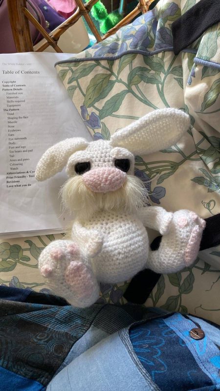 Awesome Alice In Wonderland White Rabbit Doll Crochet Pattern ...