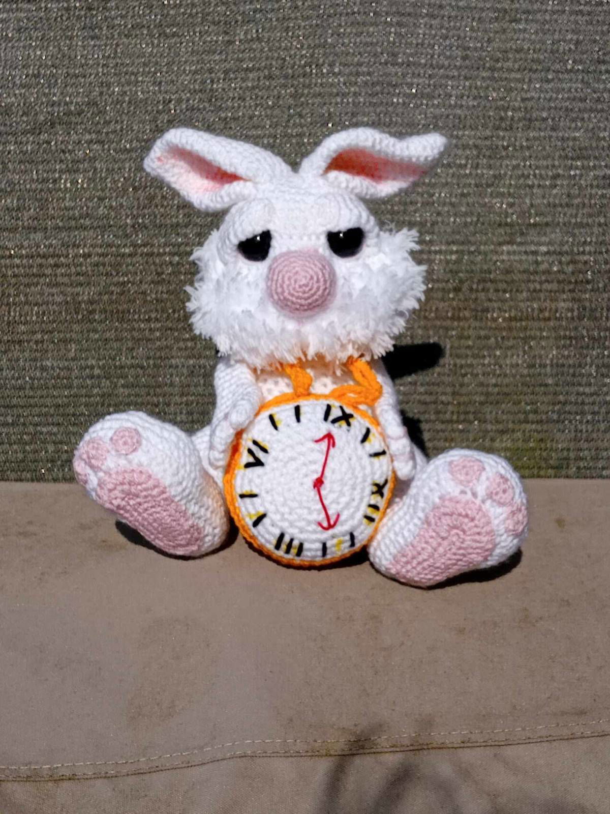 Awesome Alice In Wonderland White Rabbit Doll Crochet Pattern ...