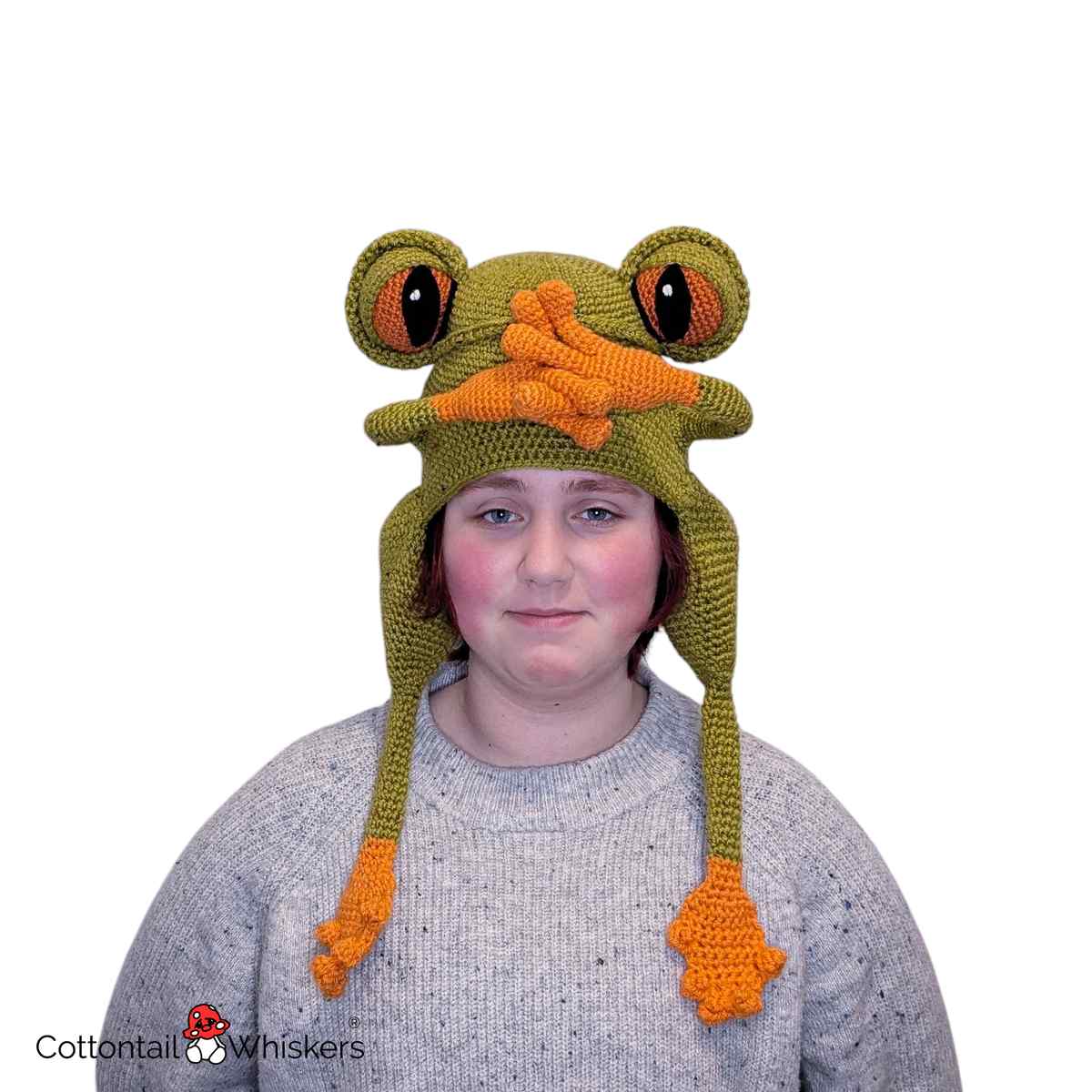 Crafty Crochet Frog Hat Pattern Amigurumi Frogs Toad Project